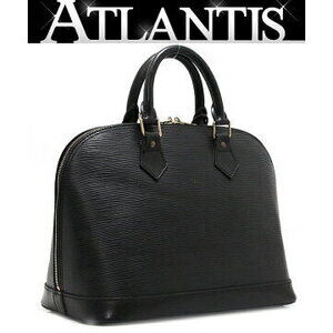 Louis Vuitton | Bags | Louis Vuitton Alma Handbag Epi Leather Black ...
